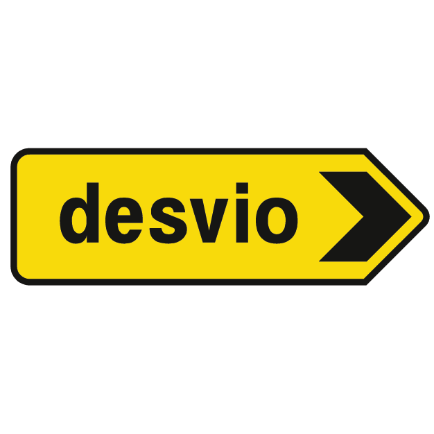 Sinal De Desvio Png Fin Desvío – Señaléticas Estampa